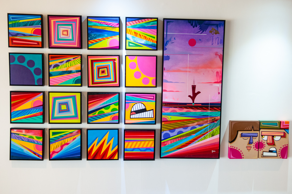 Grafite e fotografias revisitam formas de Brasília em mostra na CLDF - CLDF